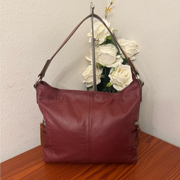 Nino BOSSI | Bags | Nino Bossi Burgundy Leather Shoulder Bag | Poshmark